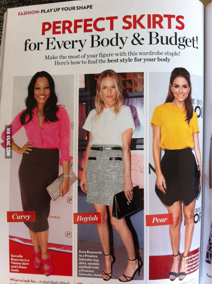 So glad that this fashion magazines celebrate all body types - 9GAG