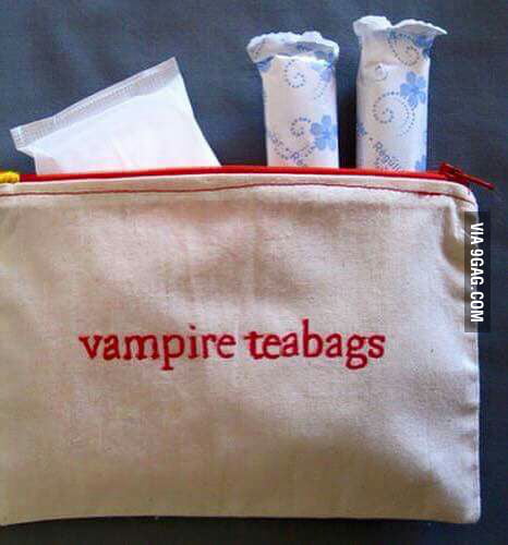 Vampire tea bag - 9GAG