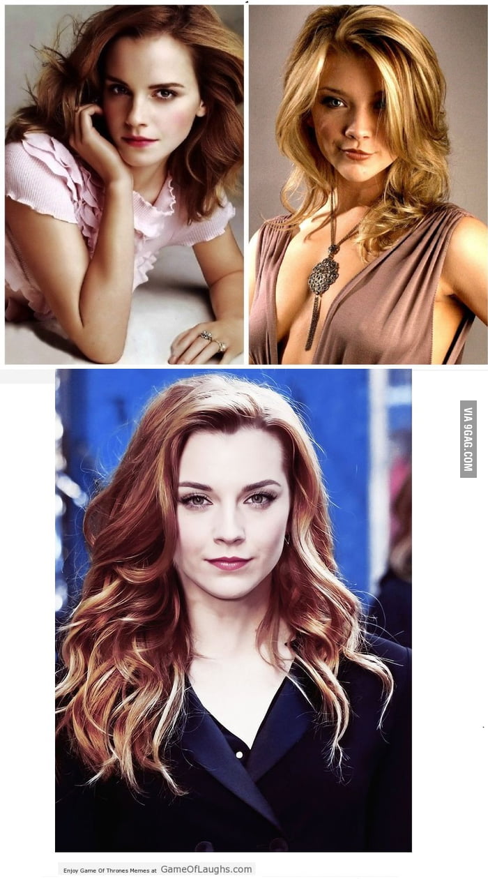 This happens when you merge Natalie Dormer and Emma Watson - amazing! - 9GAG