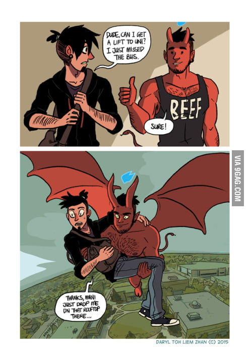 Good guy Devil - 9GAG