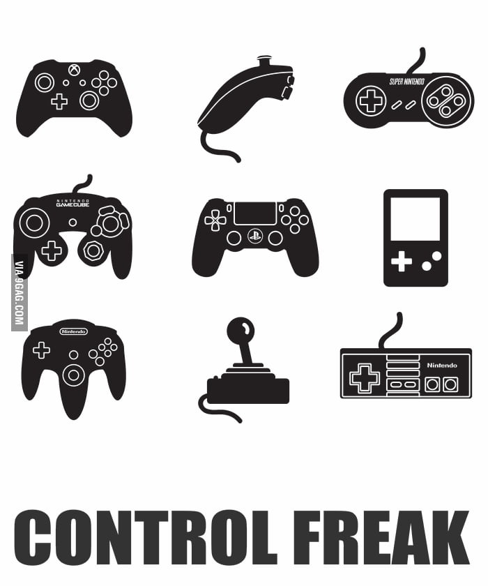 I think we're all Control Freaks? Which one is your favorite? - 9GAG