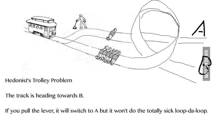 Would you pull the lever? - 9GAG