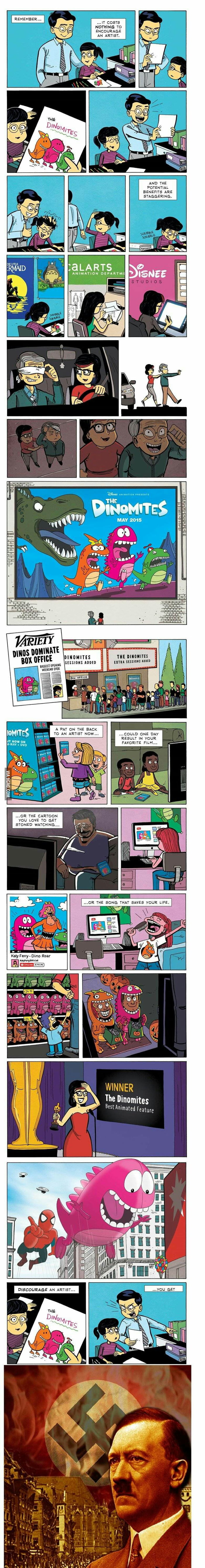 Always encourage artists - 9GAG