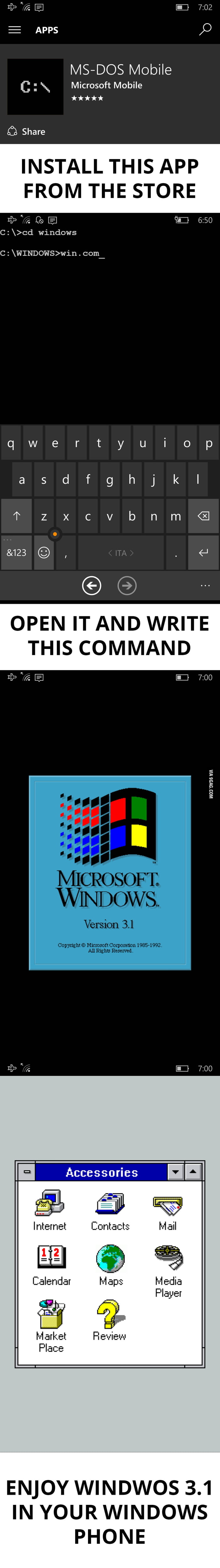 Easter egg on windows phone - 9GAG