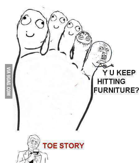 A Toe story.... - 9GAG