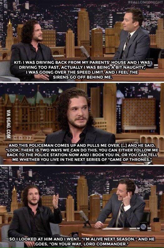 "On your way, Lord commander." - 9GAG