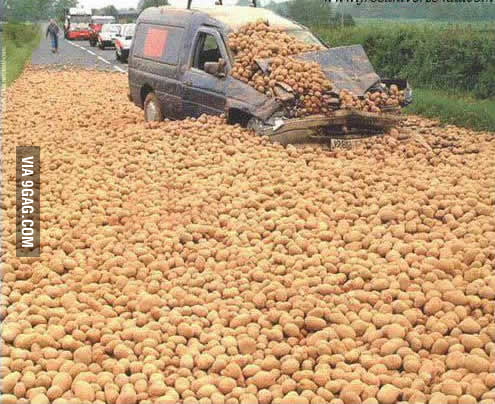 Suddenly potatoes. - 9GAG