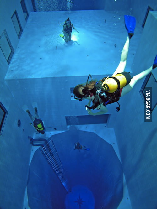 The Nemo 33 pool in Belgium is the world’s deepest recreational diving ...