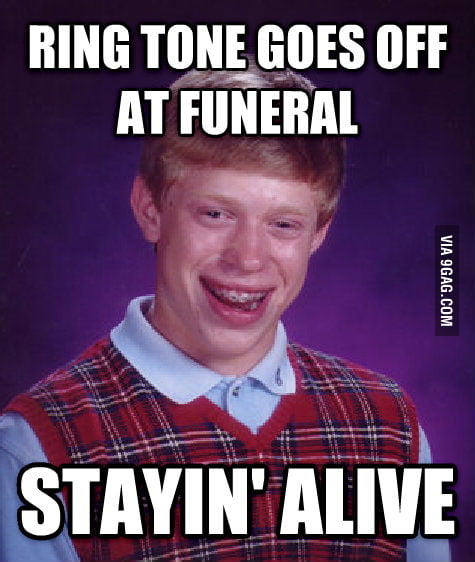 The original Back Luck Brian - 9GAG