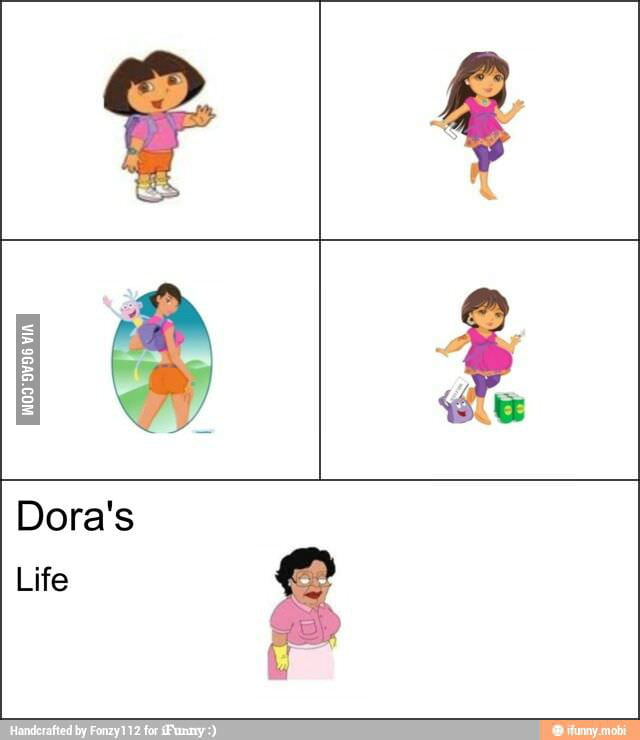 Dora The Explorer - 9GAG