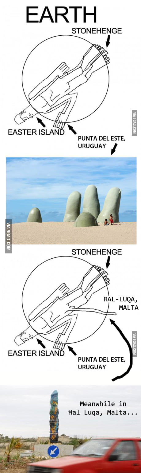 Meet the lovely Luqa Monument. Now we know what it really is. - 9GAG