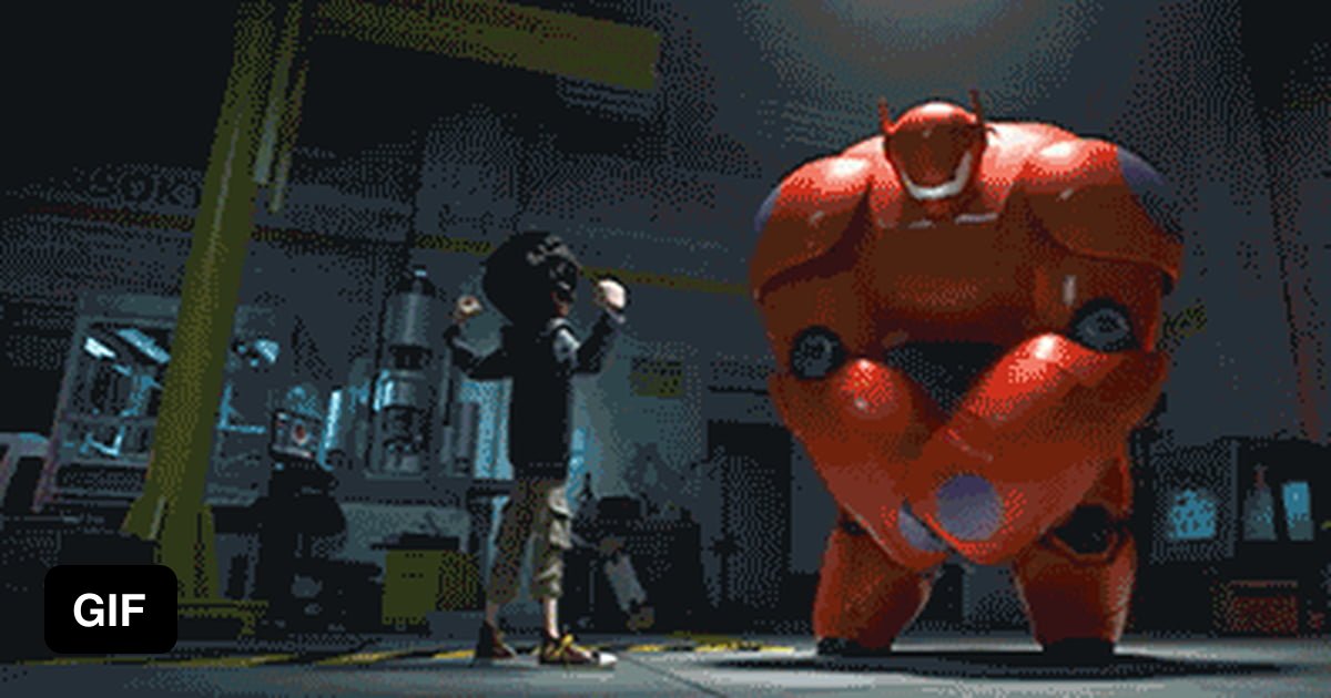 Hiro Hamada and his robot named Baymax (Big Hero 6) - 9GAG