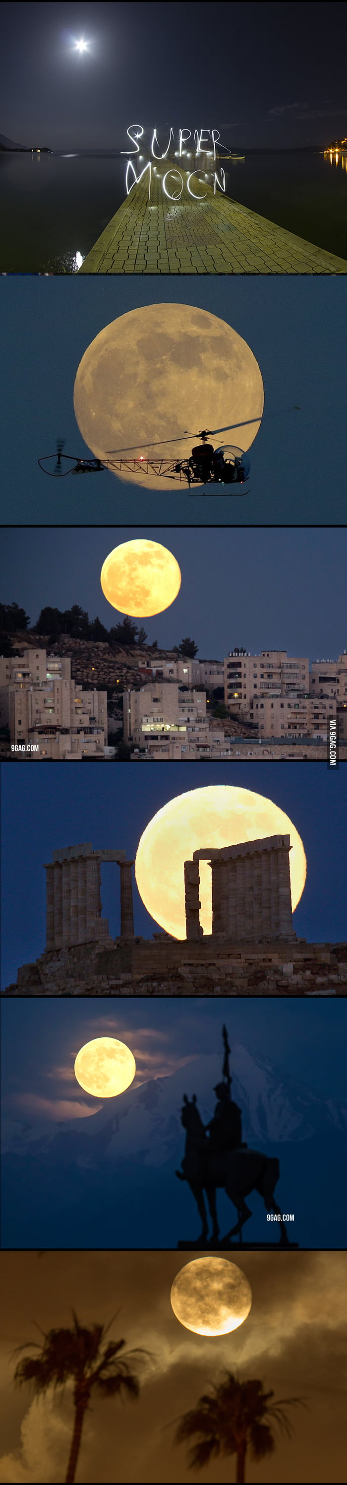 Some photo of the Supermoon 2013 - 9GAG