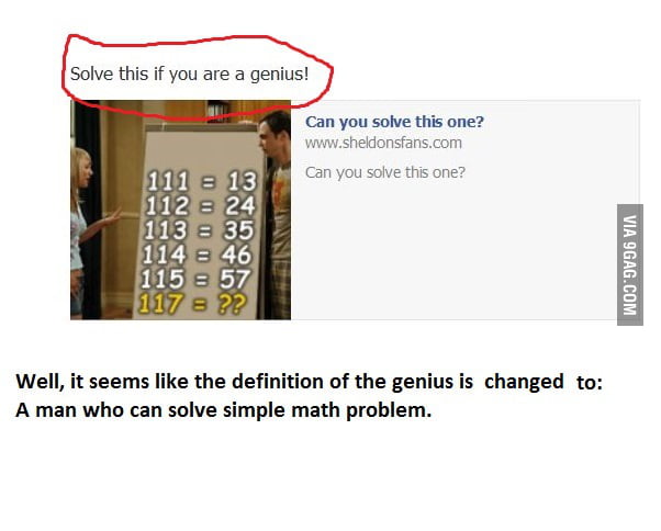 Yeah ''genius'' - 9GAG