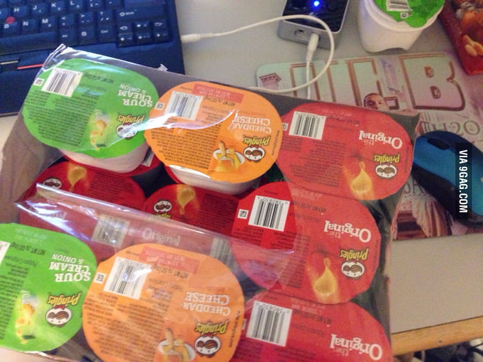 The deceptive "variety" pack. Thanks, Pringles. - 9GAG
