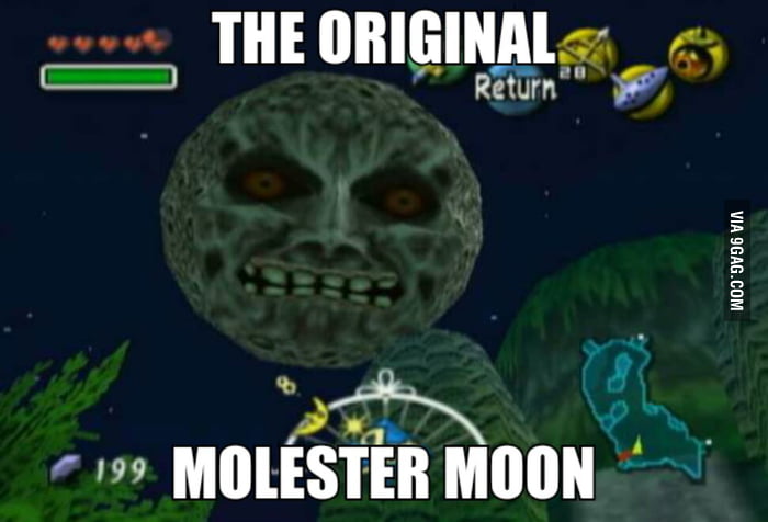 The original molester moon - 9GAG