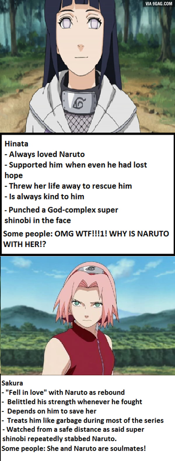 Naruto vs Hinata... - 9GAG