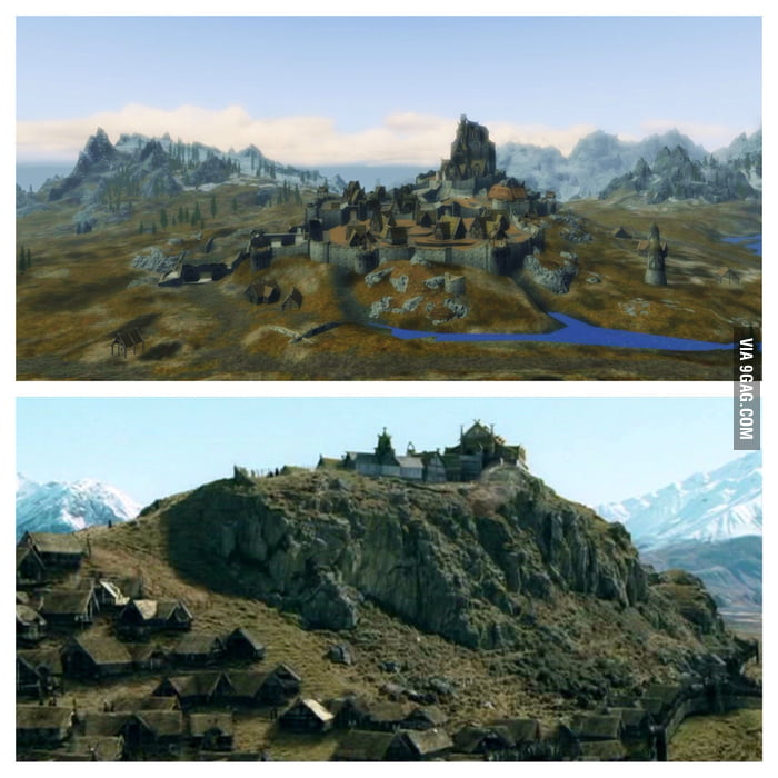 Whiterun and Edoras. The similarities - 9GAG