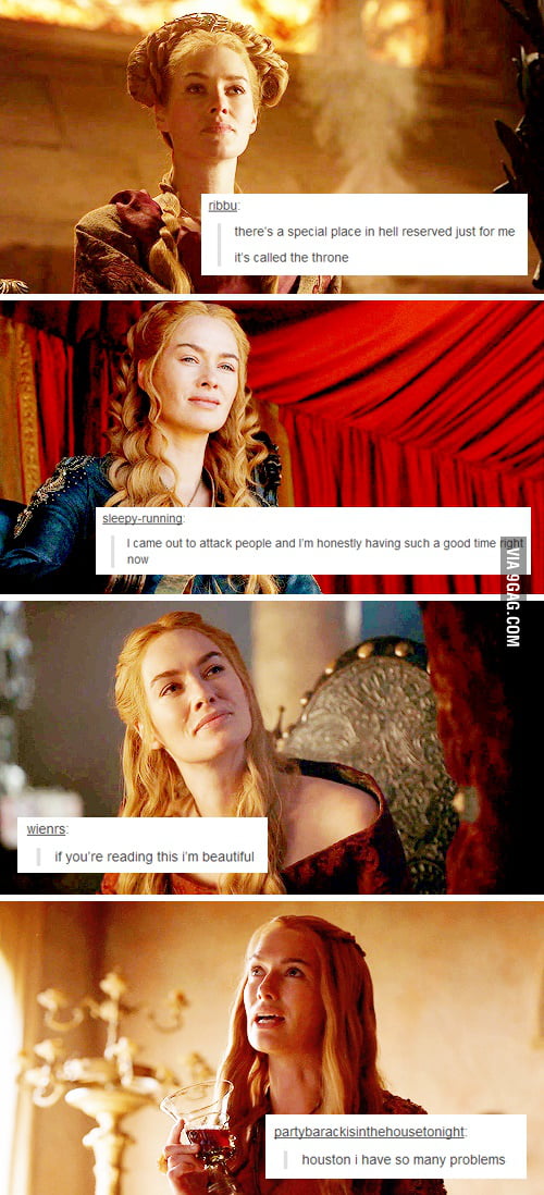Cersei Lannister + text posts - 9GAG