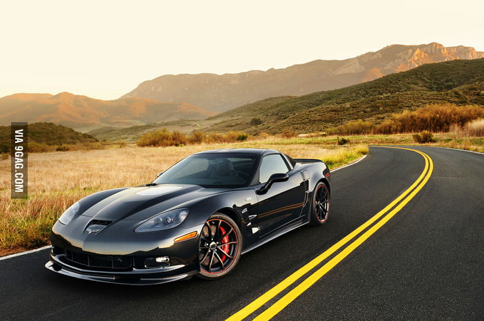This would be all I need to be happy: nice car + open road - 9GAG