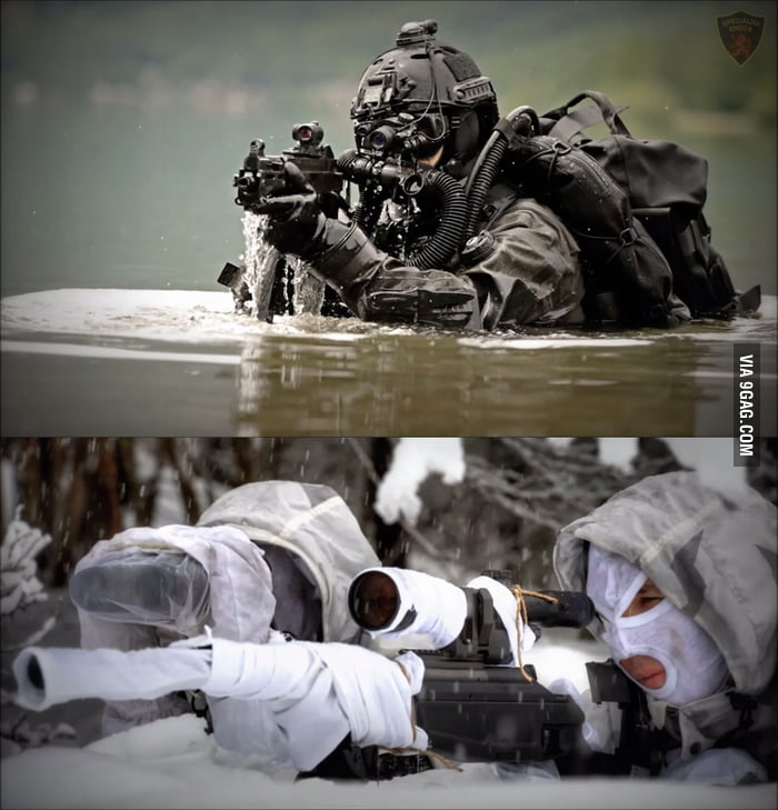 Slovenian special forces "Red Panthers" - 9GAG