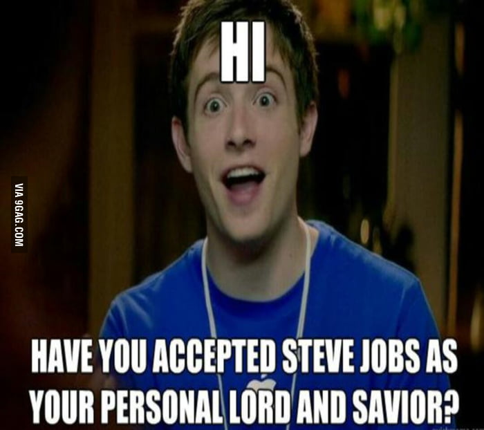 Apple users be like...... - 9GAG