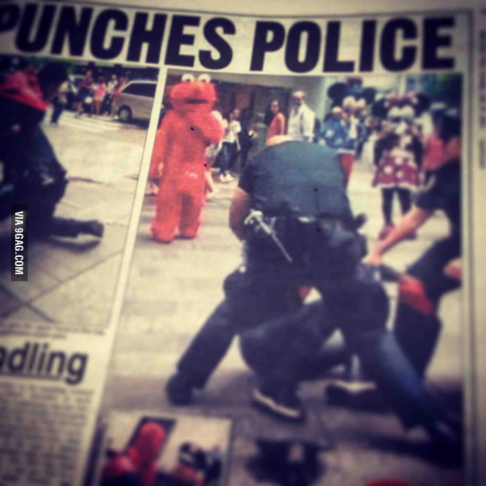 Elmo is shocked and concerned - 9GAG