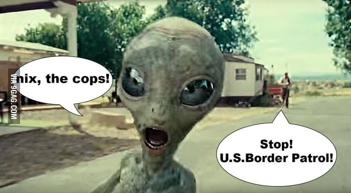 Run, alien, run - 9GAG