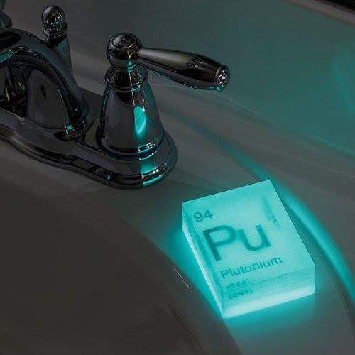 Glow in the dark plutonium hand soap - 9GAG