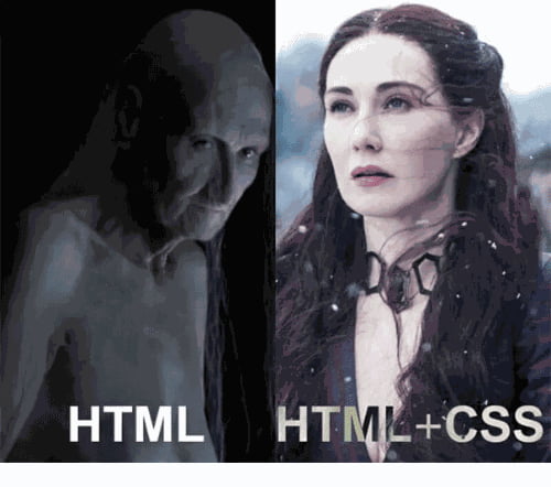 Only HTML and HTML + CSS effect.... - 9GAG