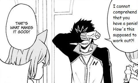 Nyaa, Subaru-kyun looks embarrassed - 9GAG