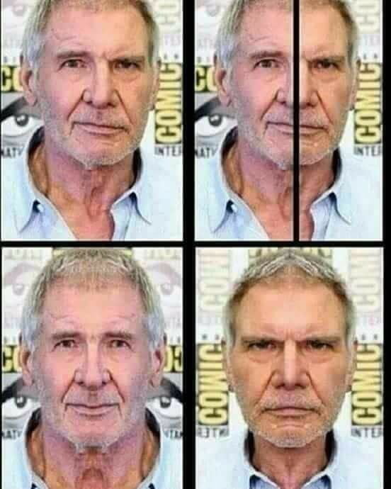 Harrison ford's face - 9GAG