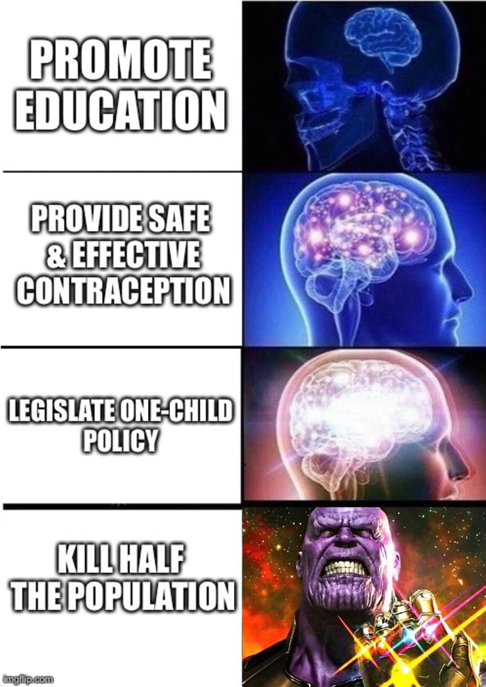 How to solve overpopulation - 9GAG