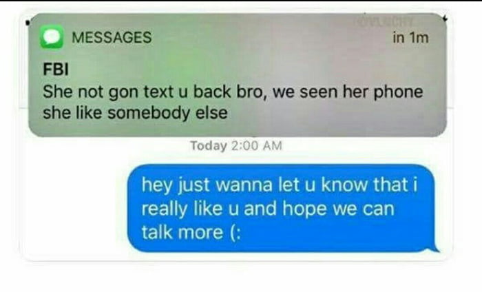 My FBI agent cares for me - 9GAG