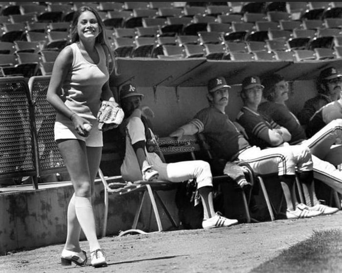 Mrs Fields when she was just Debbie fields in 1969 as an Oakland A's ...
