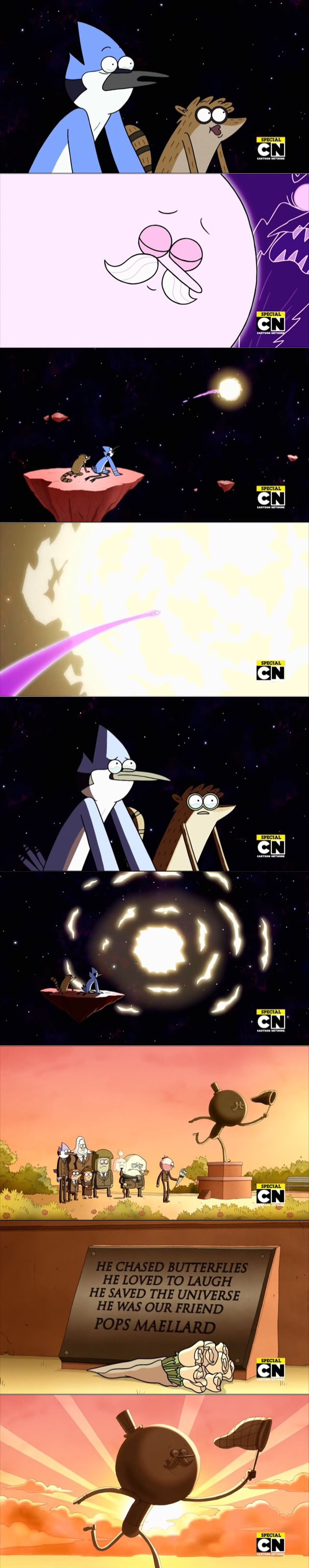 Pops' final moments. - 9GAG