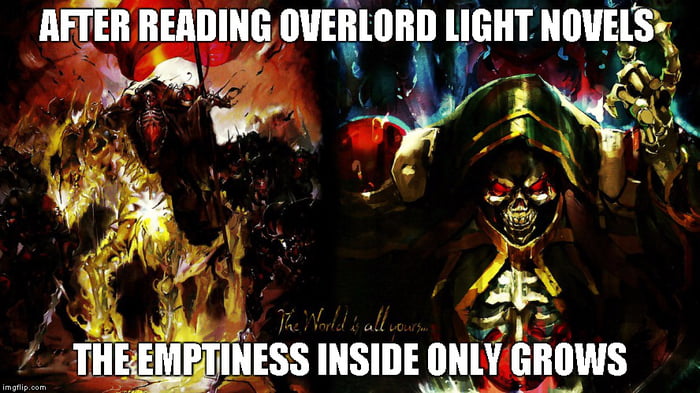 One of the top LN I have ever read - Overlord - 9GAG