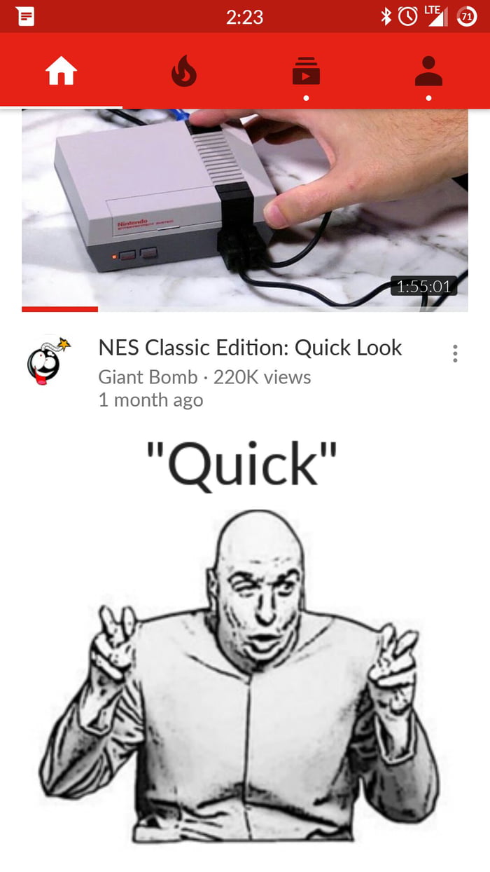 2 hours= "Quick" - 9GAG