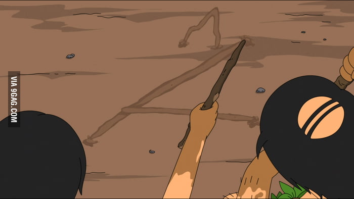 Just noticed that Bob from "Bob's Burgers has a burger shaped bald spot ...