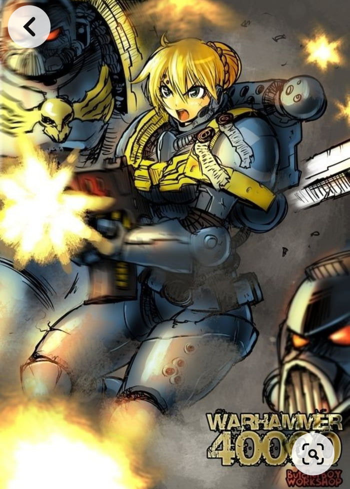 Now that Amazon is doing Warhammer 40k we can finally get female Space Marines. - 9GAG