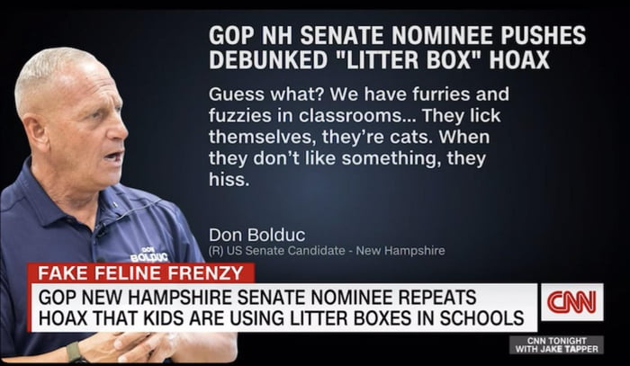 Did you hear the latest? Libs want litter boxes in the classroom for ...