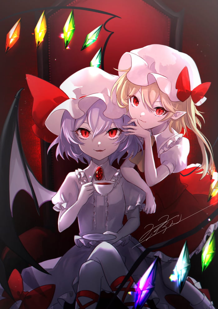 Remilia and Flandre (by rokuya (68 zusao)) - 9GAG