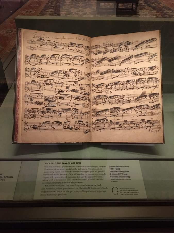 Bach's original score for Prelude and Fugue in B Minor - 9GAG