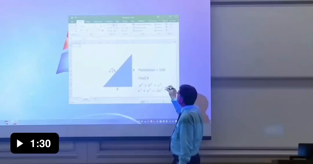 Imagine your math professor teaching this lesson... - 9GAG