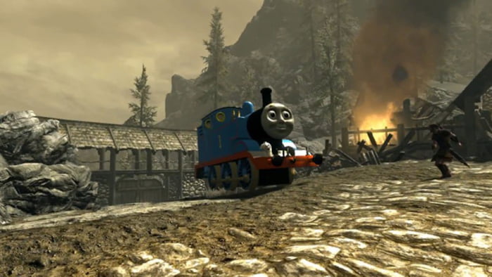 Thomas The Train Skyrim Mod - 9GAG