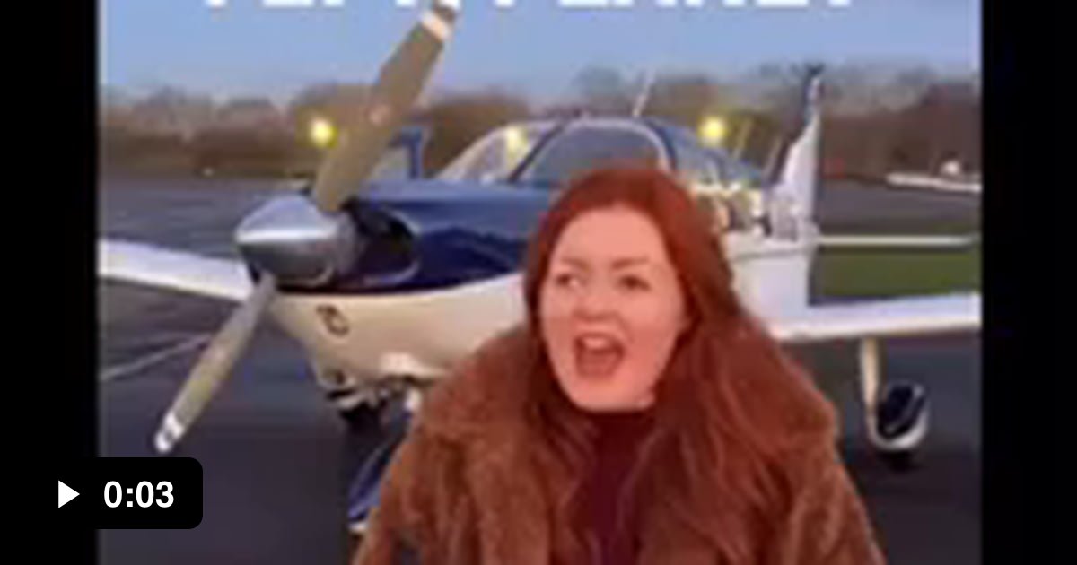 How does a blind girl fly a plane? - 9GAG