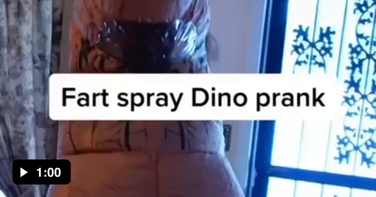 Fart spray Dino prank - 9GAG