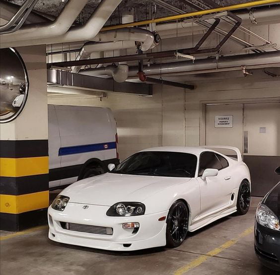 Toyota Supra Mk4 Color:White - 9GAG