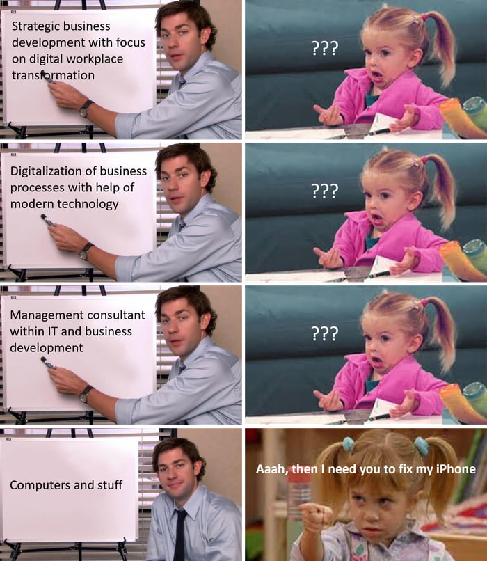 Explaining my job - 9GAG