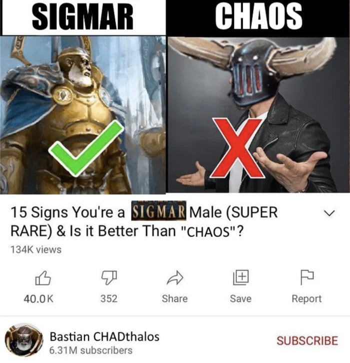 Are you a sigmar male ? - 9GAG